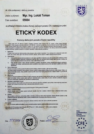 JUDr. Ing. Lukáš Toman, daňový poradce - Komora daňových poradců ČR